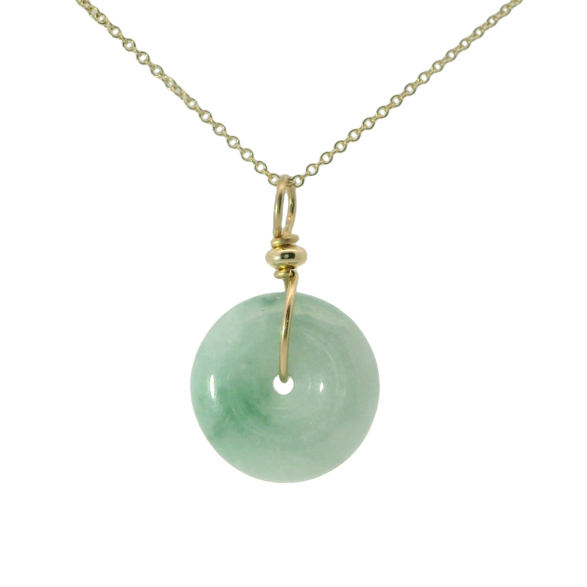 Wire Wrapped Jade Pendant – Dyme Designs